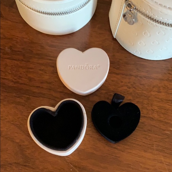 Pandora | Jewelry | Authentic Pandora Pink Leather Charm Box | Poshmark